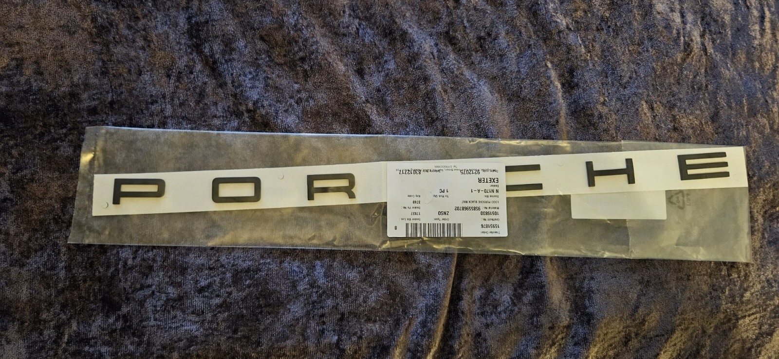 Porsche+95855968702+Rear+Hatch+Emblem for sale online | eBay