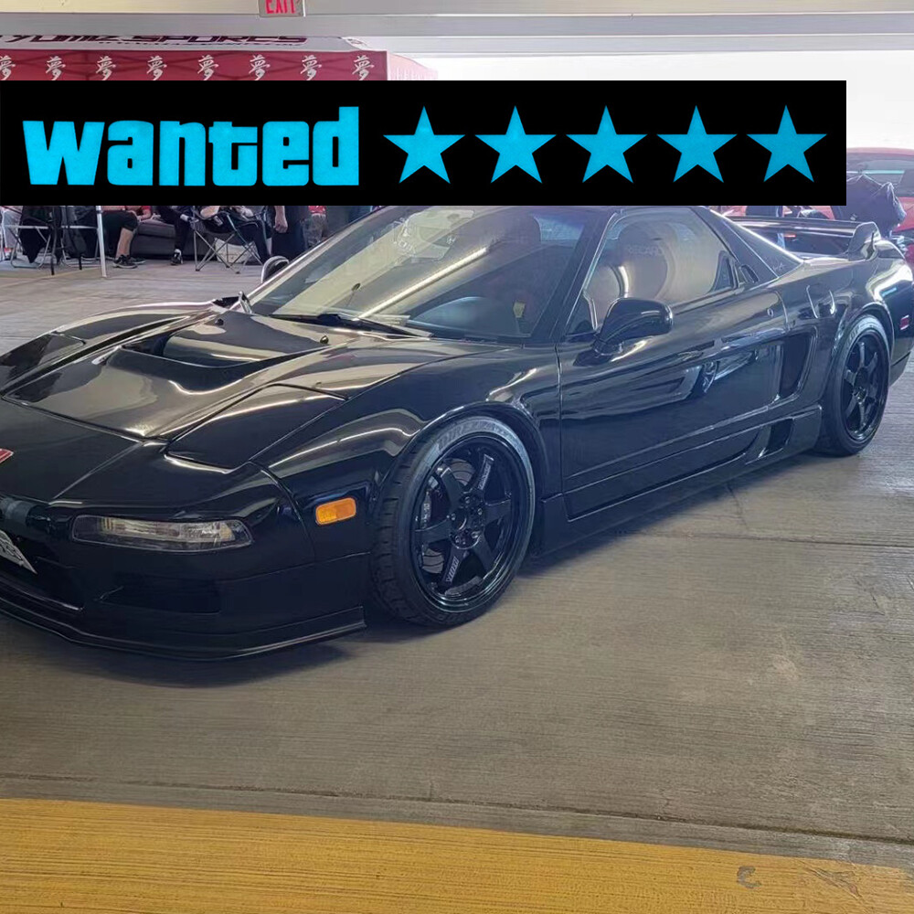 Wanted 5Star JDM Glow Panel Electric Marker Lamp Blue LED Light Sticker ...