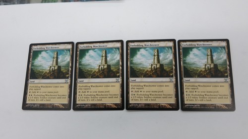 4x FORBIDDING WATCHTOWER 10TH TENTH X MTG MAGIC THE GATHERING NM ...