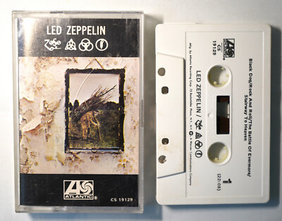 LED ZEPPELIN Cassette Tape ZOSO Untitled CS 19129 Atlantic Records | eBay