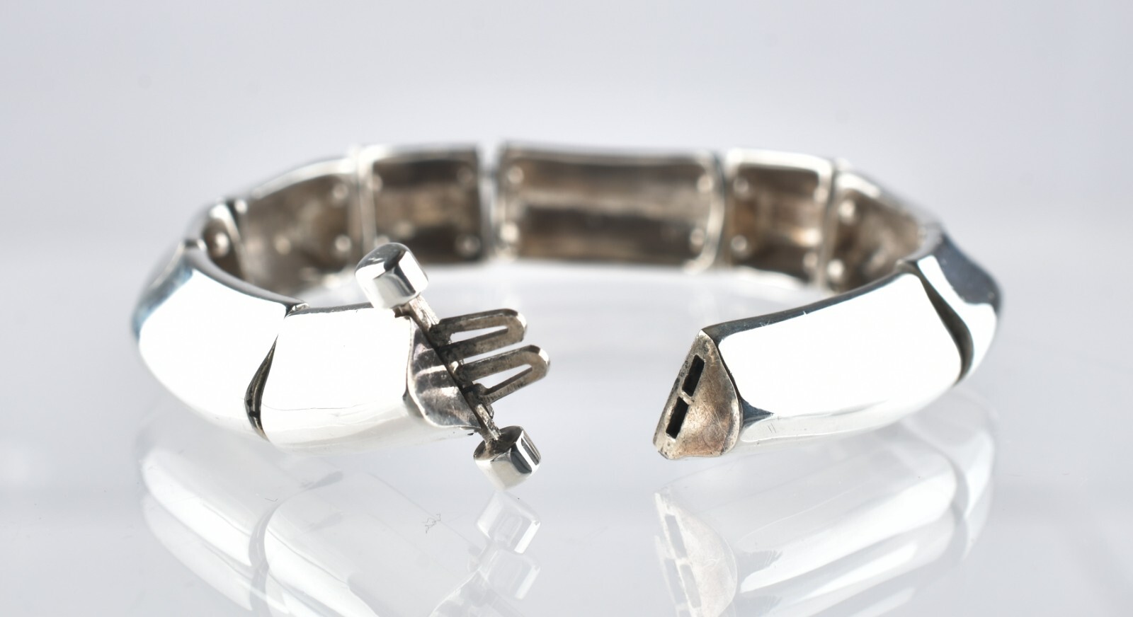 *RLM STUDIO 925 Sterling Silver Chunky Modernist Brac… - Gem