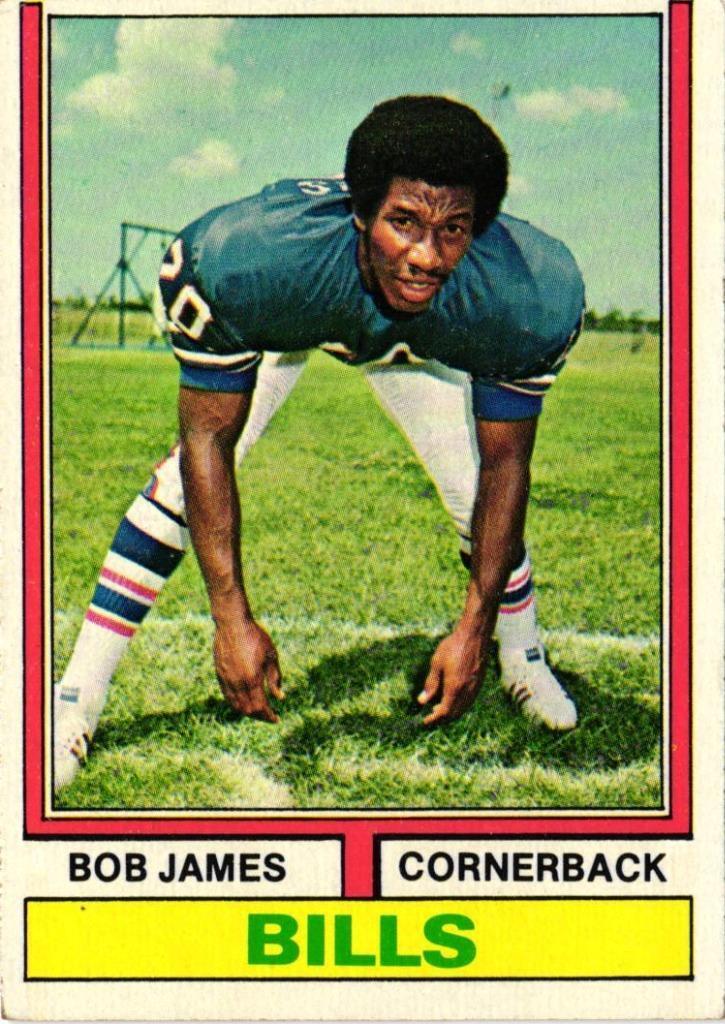 BOB JAMES 1974 Topps Football #209 BUY ANY 2 ITEMS FOR 50% OFF ...