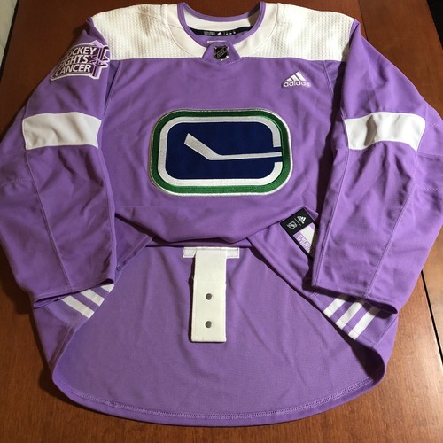 Game Issued Adidas MiC Brendan Gaunce Vancouver Canucks HFC NHL Jersey ...
