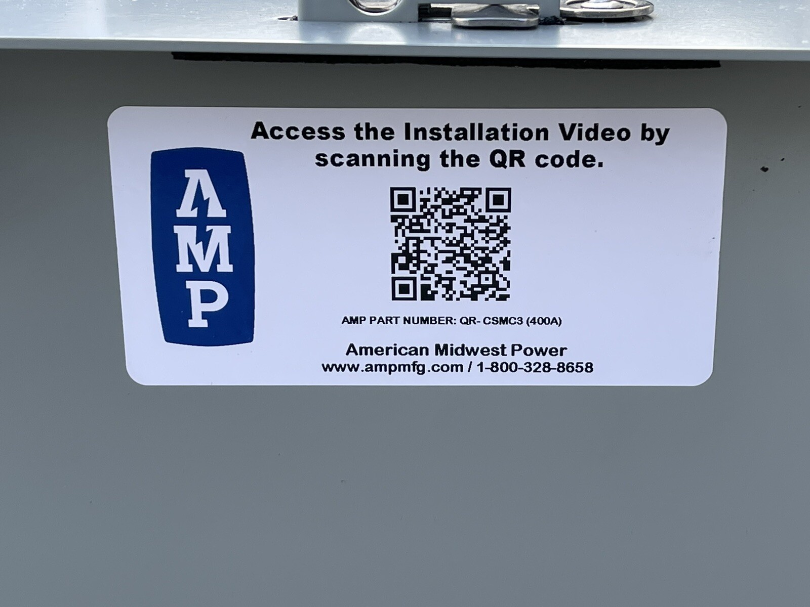 AMP MFG CMSMC3 400A COLD SEQUENCE METER PANEL for BOLTSWITCH SWITCH ...