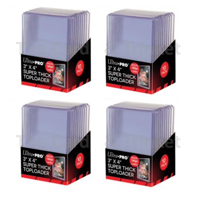 40 Ultra PRO Thick 180pt Card Toploaders Toploader Loader Top Loaders 3 ...