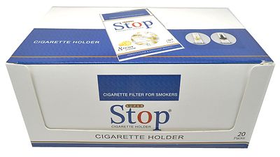New 8-hole Super Stop Cigarette Filters 20 packs 600 filters Cut the ...