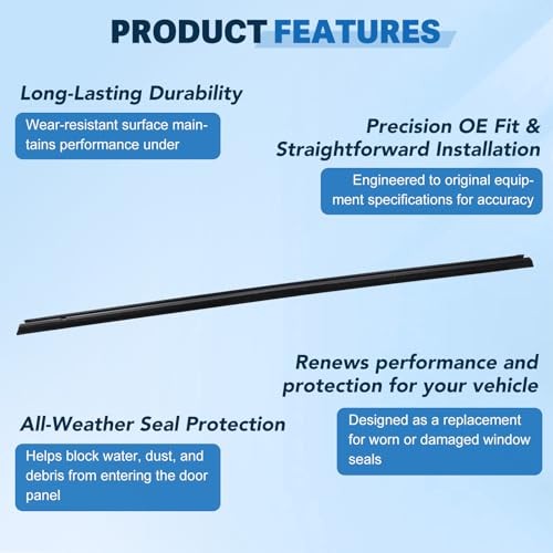 68290-35031 Rear Tailgate Liftgate Door Window Weatherstrip Seal Belt ...