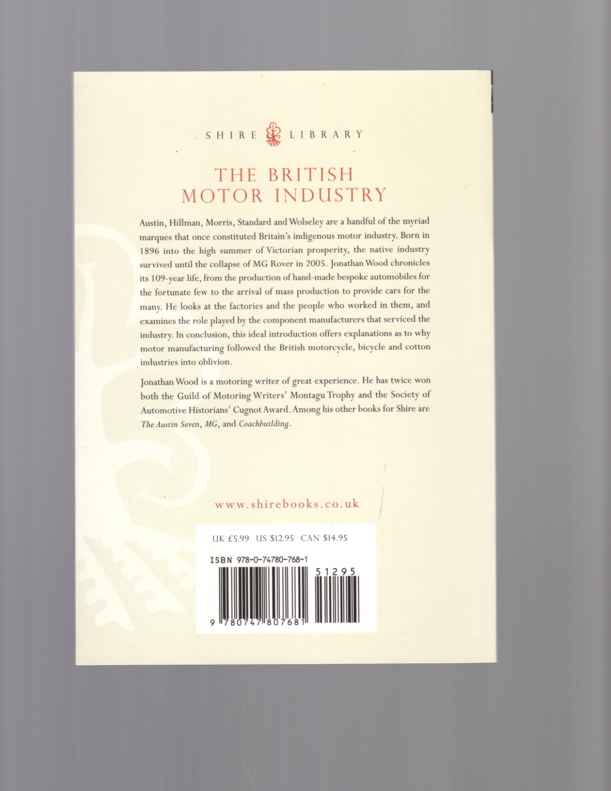The British Motor Industry by Jonathan Wood | eBay