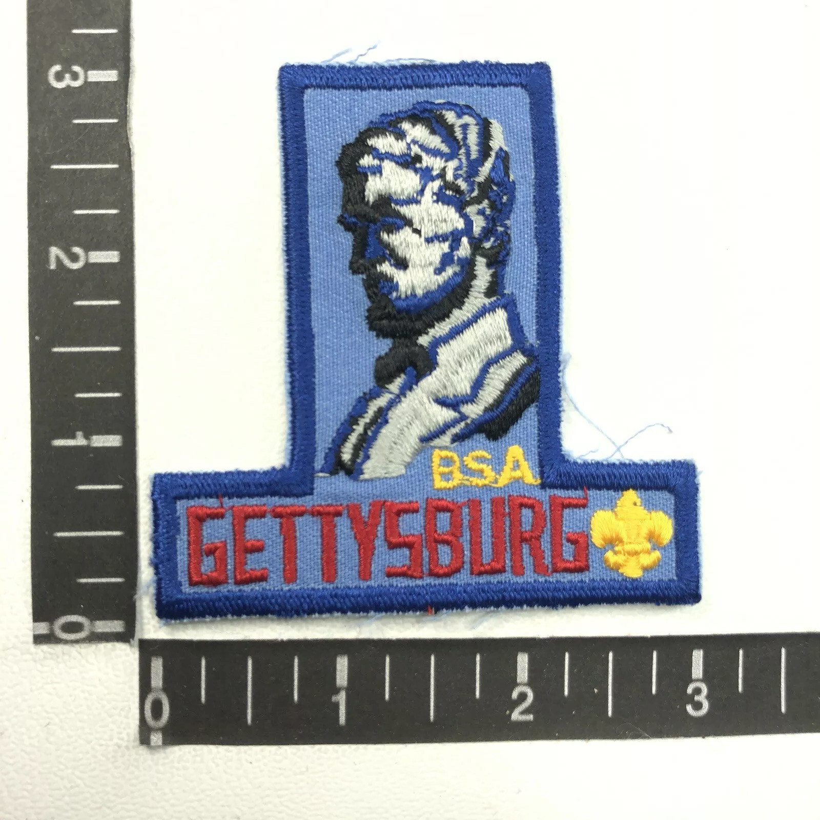 Vtg GETTYSBURG Abraham Lincoln Boy Scouts Patch 07TR | eBay