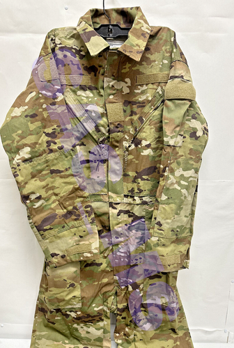 ARMY OCP SCORPION W2 MECHANICS COVERALLS MEDIUM MOTOR POOL OVERALL SUIT ...