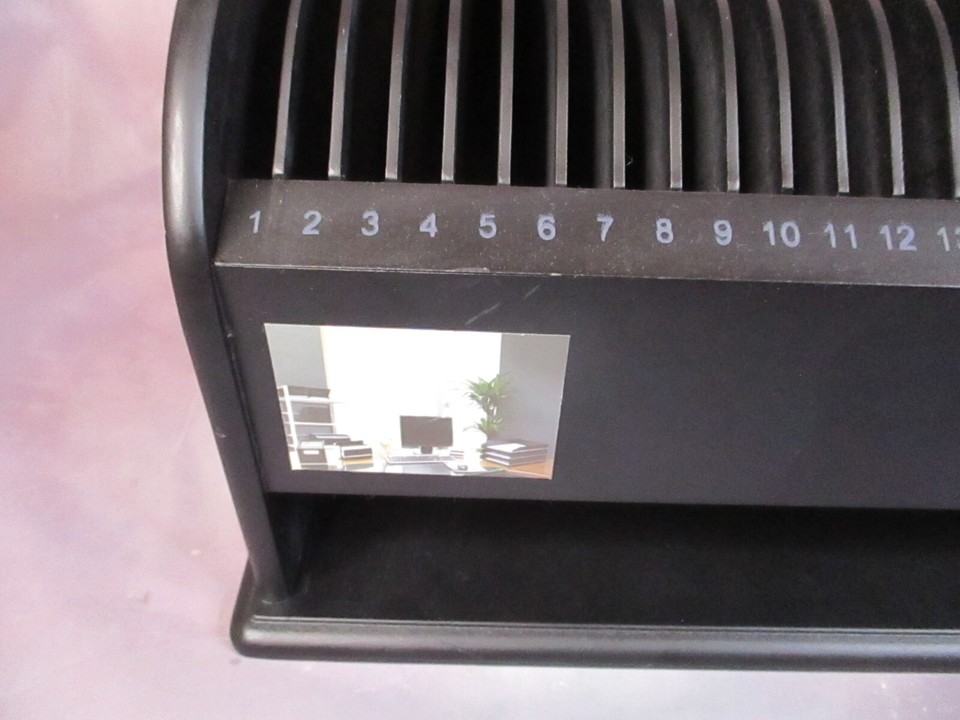 Wooden Monthly Bill Letter Mail Sorter Organizer Desk Top Drawer 31 ...