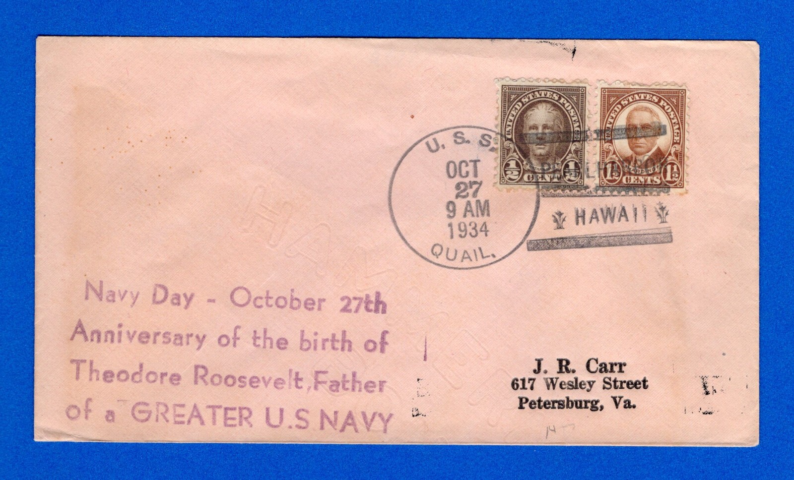 USS Quail AM-15 Navy Day at Pearl Harbor October 27, 1934 | eBay