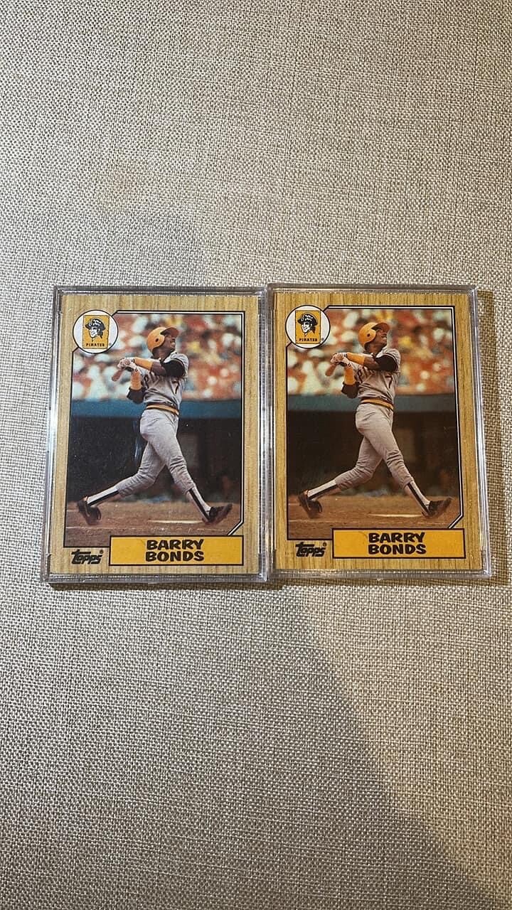 1987 barry bonds topps error card 320 | eBay