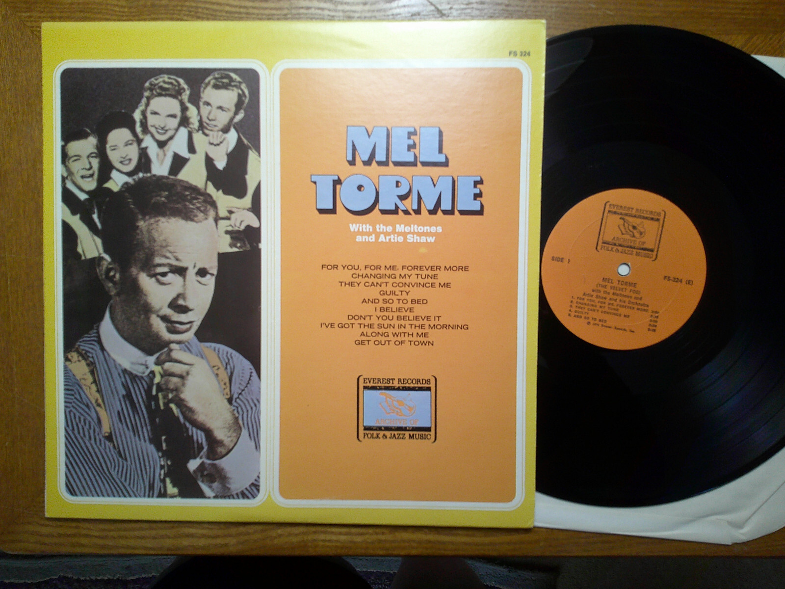 EVEREST LP RECORD/MEL TORME/MELOTONES AND ARTIE SHAW/ NR MINT JAZZ | eBay