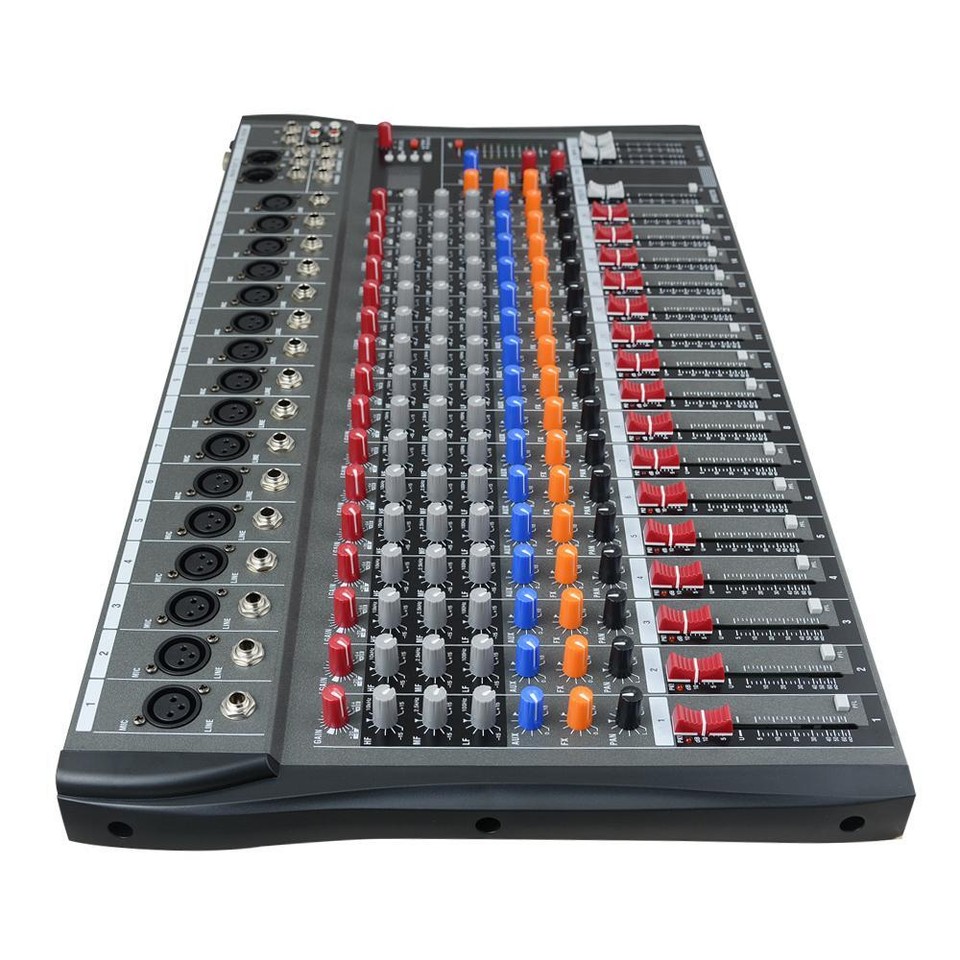 16 Channel Bluetooth USB Mixing Console Professional Sound Mixer for ...
