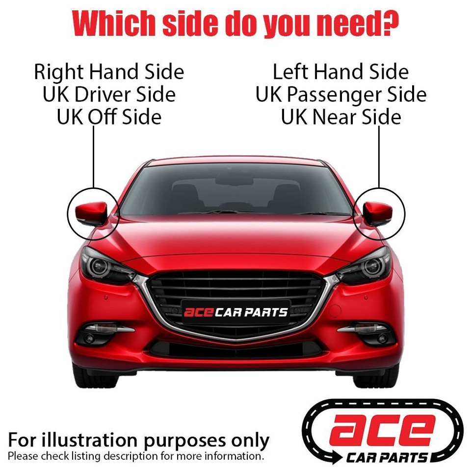 Transit Mk8 V363 Van 2014-> Convex Lower Mirror Glass Passenger Side ...