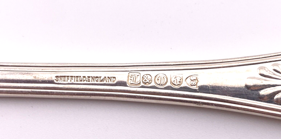 Vintage Sheffield Silver Plate KINGS PATTERN Cheese Scoop English ...
