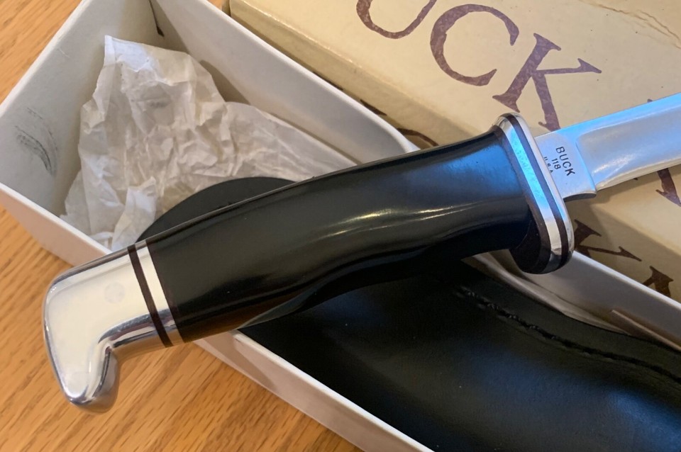 PRE DATE CODE BUCK 118 KNIFE W/ SHEATH NEVER USED IN BOX BT 1 | eBay