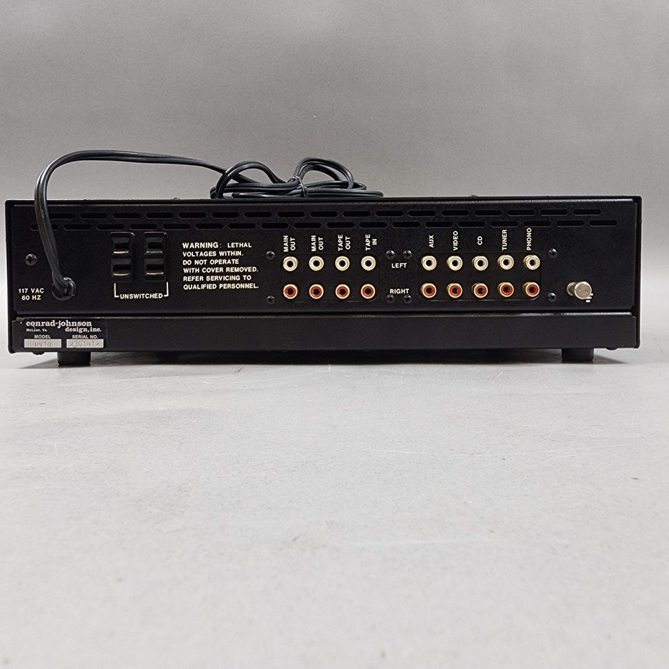 Conrad-Johnson PV10 2 Channel Preamplifier | eBay