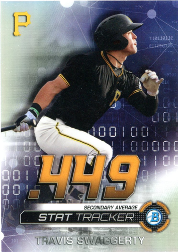 2019 Bowman Chrome Stat Tracker #STTS Travis Swaggerty Pittsburgh ...