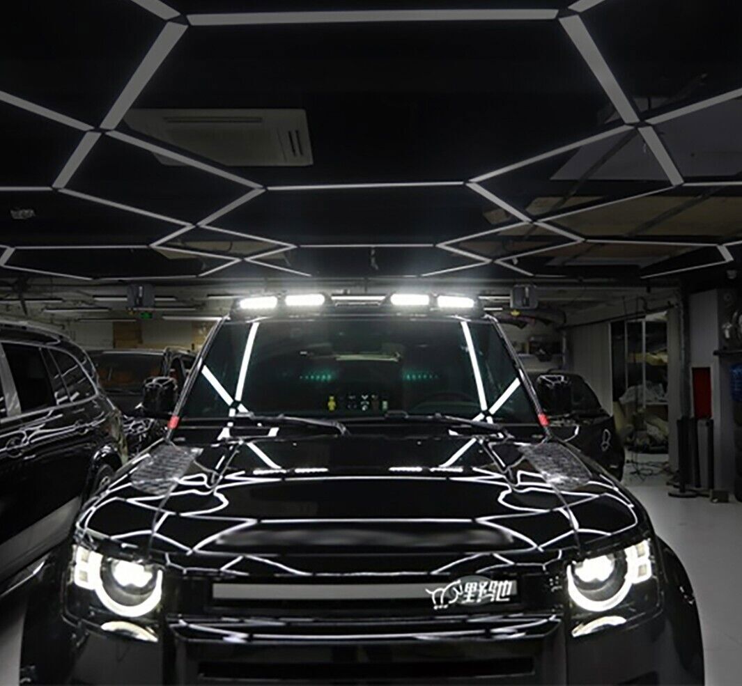 Fit For Land Rover DEFENDER 2020-2023 Top Lamp Roof Light Bar Led Light ...