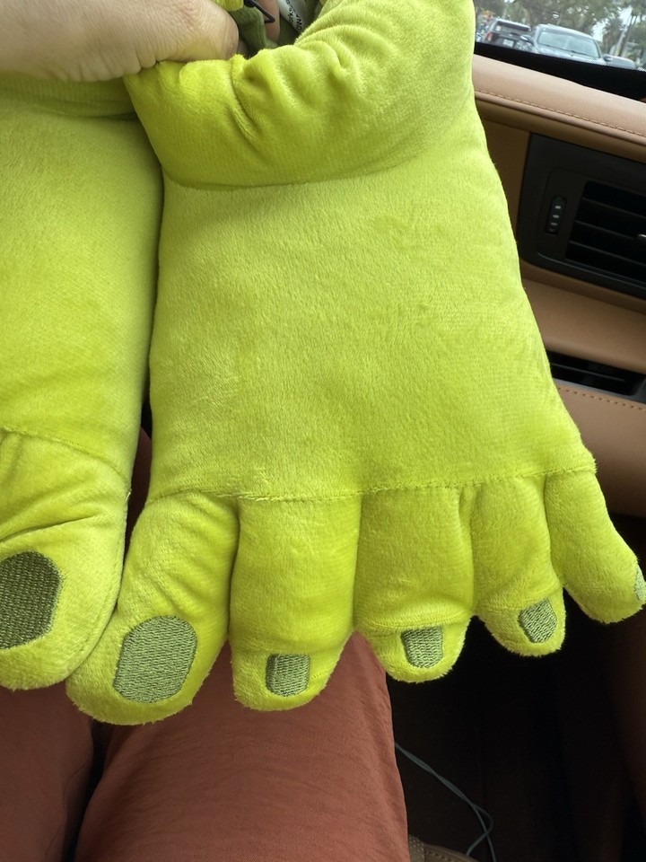 Shrek Feet Plush Slippers / Shrek Slippers L | eBay