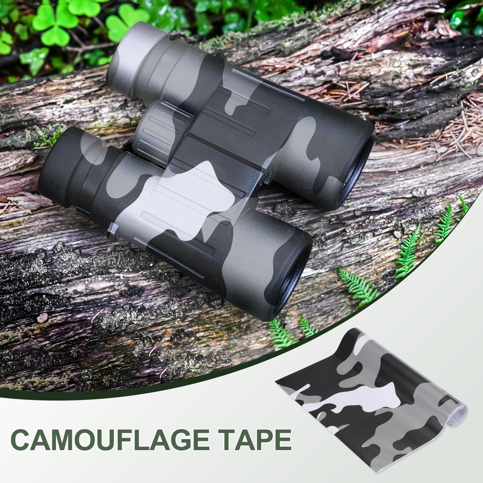 Camo Roll 8"x5ft Self Adhesive Digital Camo Vinyl Wraps, Black/White | eBay
