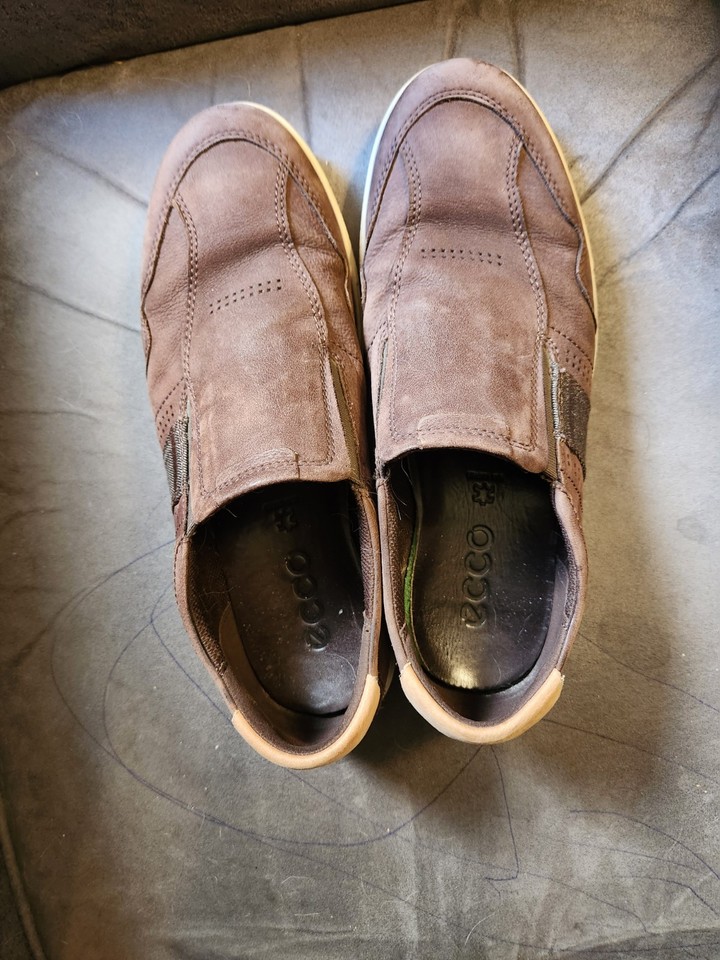 ECCO Men's slip on Suede Loafer Euro Size 44, US Size 10.5 | eBay