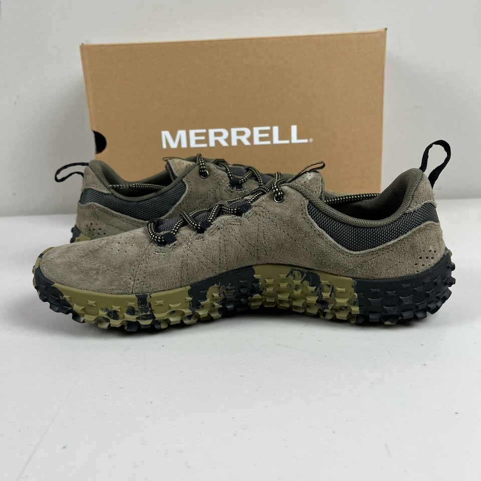 Merrell Wrapt Leather Barefoot Shoes Camo Green Black Men's Size 10 | eBay