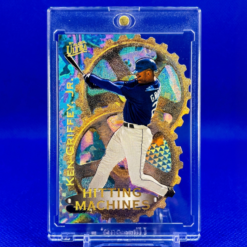 KEN GRIFFEY JR. DIE CUT SILVER SKYBOX METAL HIT MACHINES DIE-CUT ...