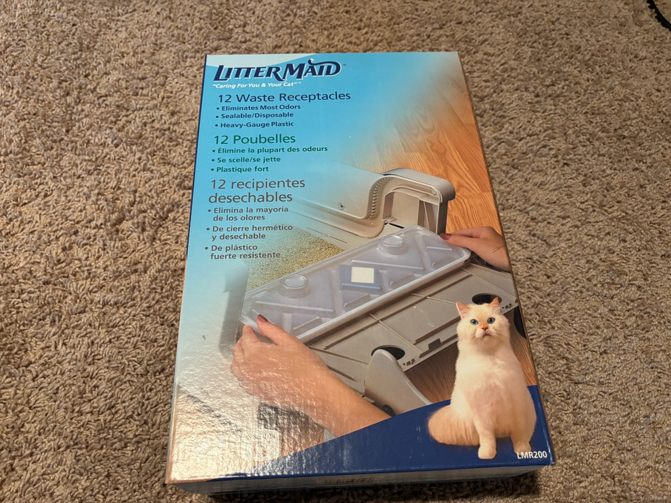 LitterMaid #LMR200 12 Waste Receptacles New in Box | eBay