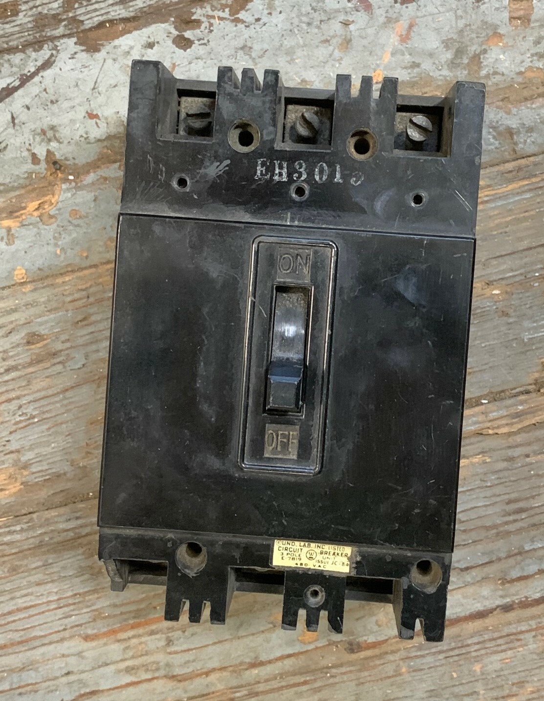 WESTINGHOUSE E7819 CIRCUIT BREAKER EH3015 3 POLE 480V | eBay