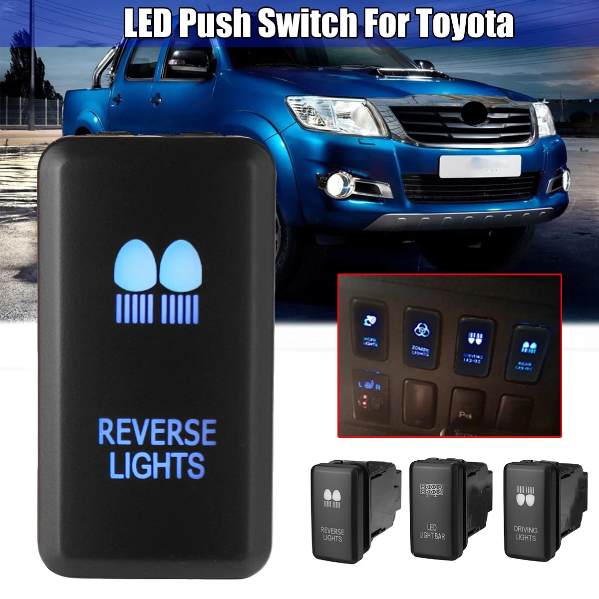 Toyota Hilux Led Light Bar Switch | Shelly Lighting