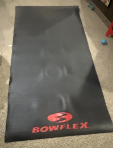 Bowflex Bow Flex Home Gym Machine Mat 79” x 37” Black Rubber Floor ...