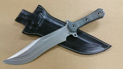 Azula Custom Molded Leather Sheath For Busse Combat TROUGH RAIDER Knife ...