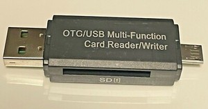 OTC Multi Function USB Card Reader Writer 2 slots: SD/MMC Micro SD/T ...