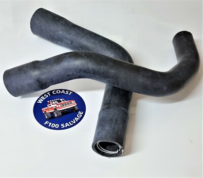 FORD F100 RADIATOR HOSE TOP + BOTTOM V8 CLEVELAND STR. UP 67-80 f100 ...