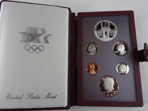 1984-S Olympic Prestige Proof Set Silver Dollar 6 Coins No Box/COA | eBay