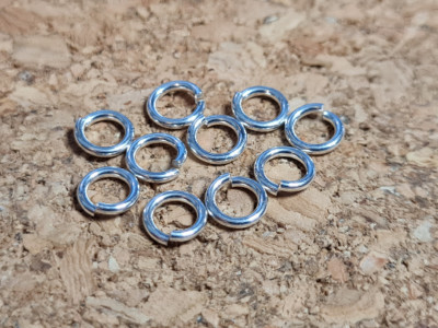 Sterling Silver 6mm Jump Rings 1mm Thick | eBay UK