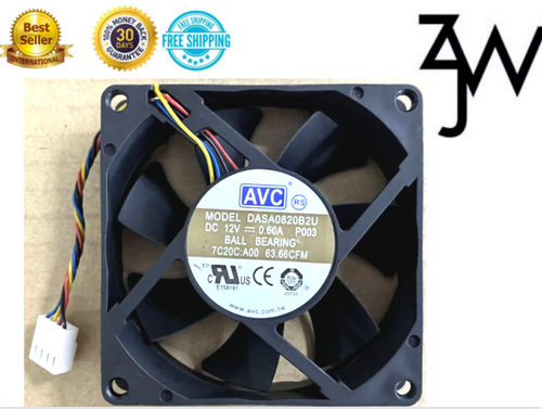 AVC 8020 12V 0.60A DASA0820B2U 8CM 4-wire CPU fan 7C20C | eBay
