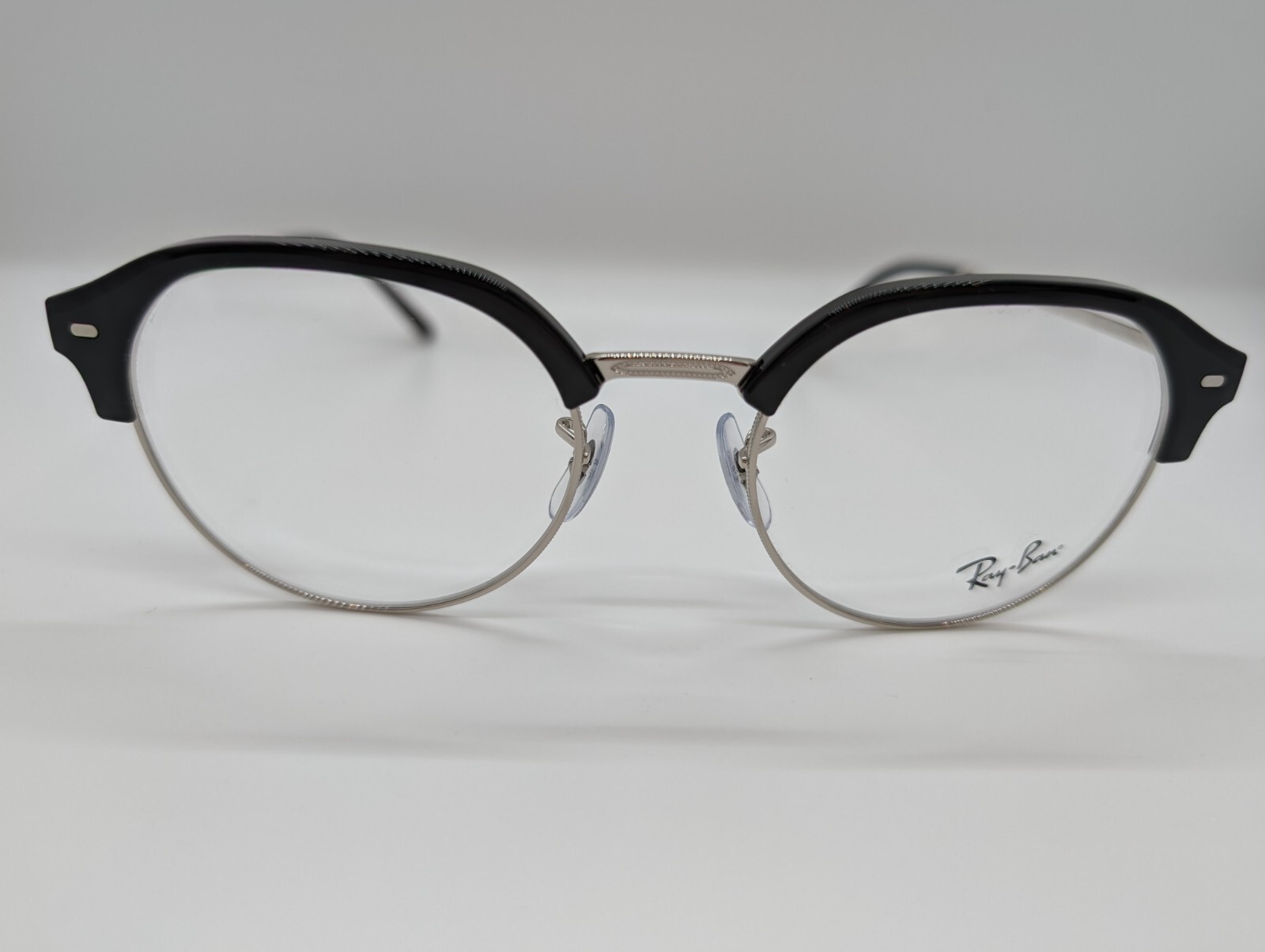 New RAY BAN RB 7229 2000 Polished Black on Silver 53-20 | eBay