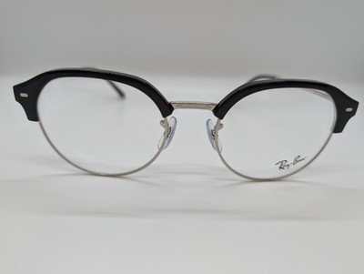 New RAY BAN RB 7229 2000 Polished Black on Silver 53-20 | eBay