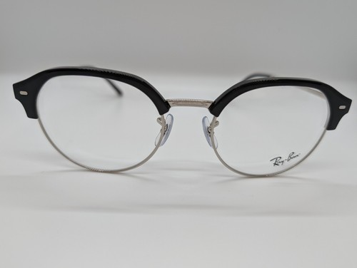 New RAY BAN RB 7229 2000 Polished Black on Silver 53-20 | eBay