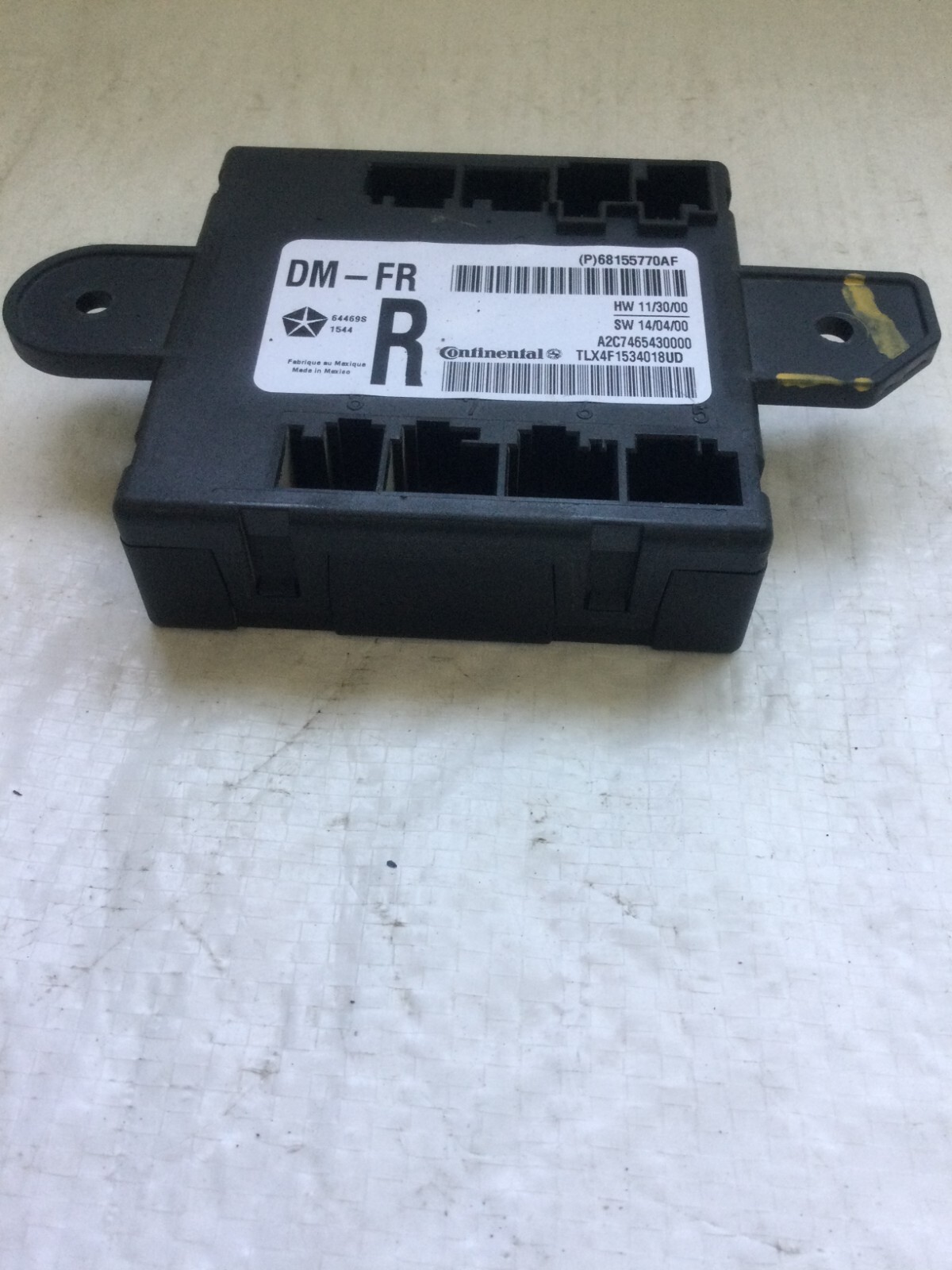 14+Dodge+RAM+3500+Front+Right+Passenger+Door+Control+Module+68155770AF ...