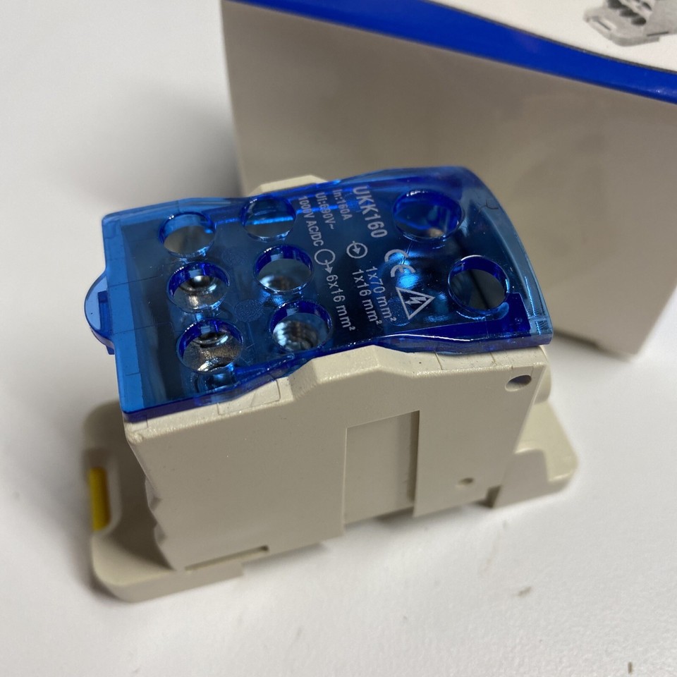 Distribution Terminal Block 160A POWER DISTRIBUTION DIN Rail 6-250 AWG ...