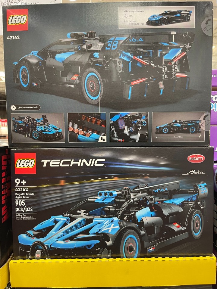 Lego Technic 42162 Bugatti Bolide Agile Blue Race Car Building Toy Set ...