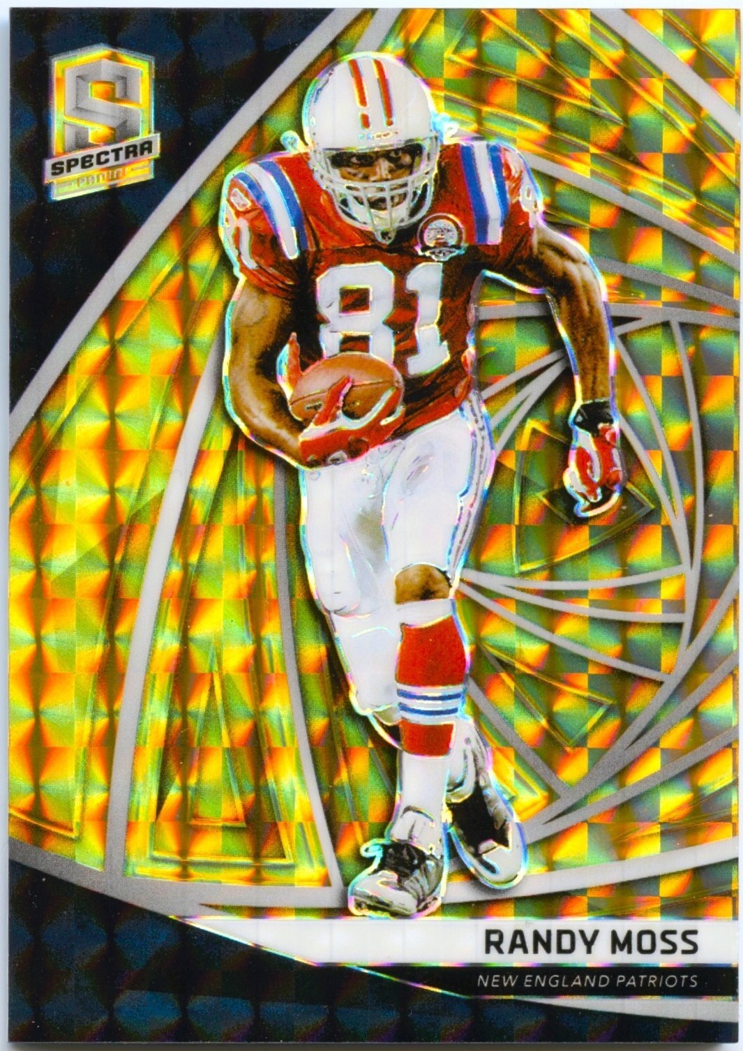 2019 Panini Spectra - Randy Moss #54 Neon Orange Prizm /15 for sale ...