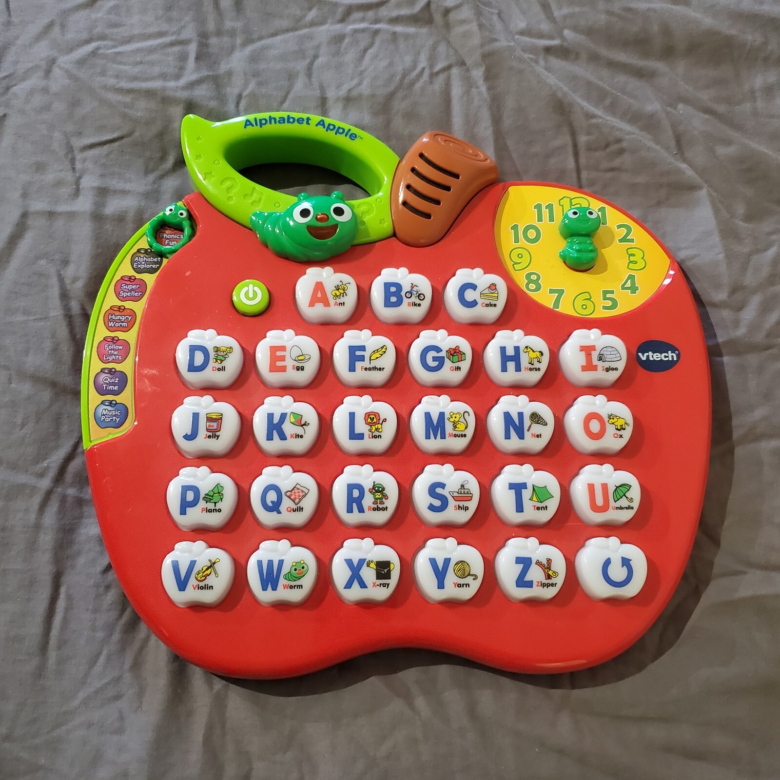 VTech Alphabet Red Apple ABC Learning Toy Preschool Letters Music ...