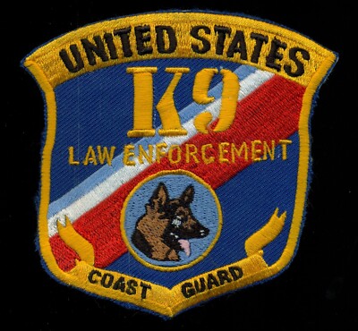 USCG Coast Guard K-9 Police Law Enforcement Patch CC-1 | eBay