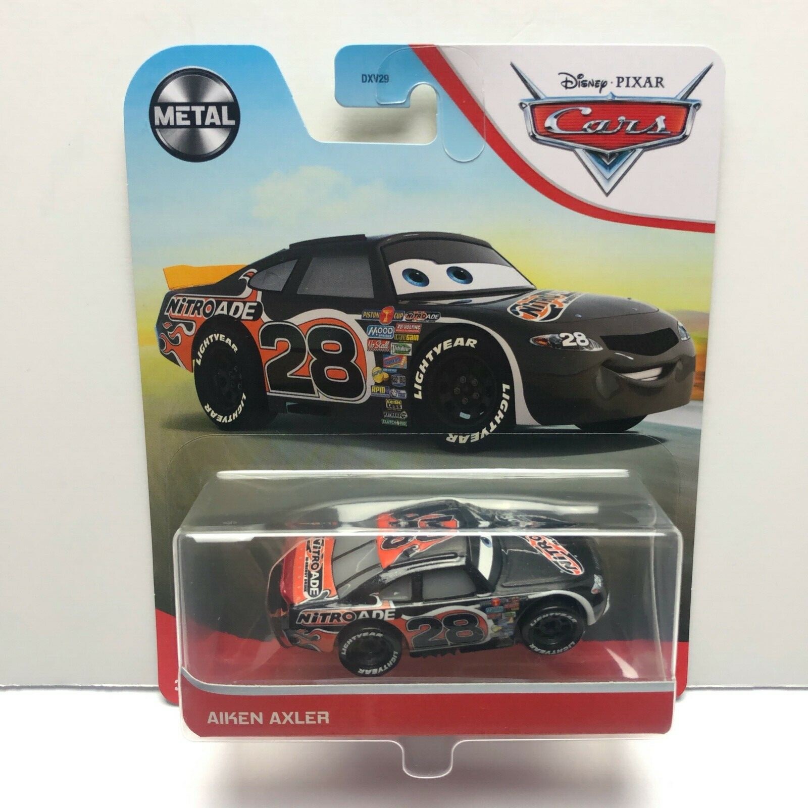 2021 Disney Pixar Aiken Axler #28 Mattel Official Diecast Cars Metal ...